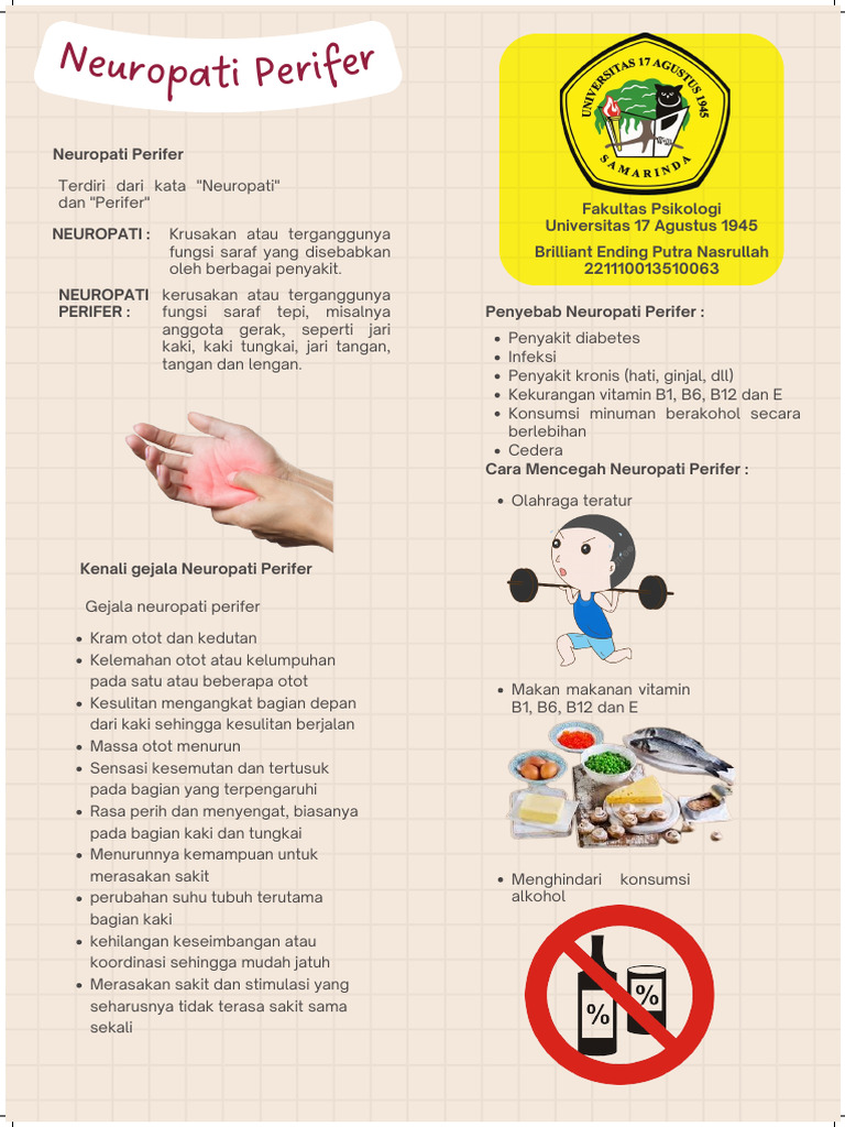 Poster Digital Neuropati Perifer - Brilliant | PDF