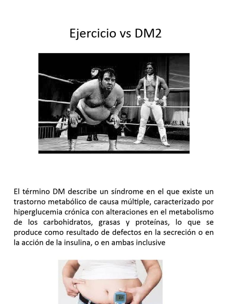 Ejercicio Vs DM2 | PDF | Lipoproteína | Hipoglucemia