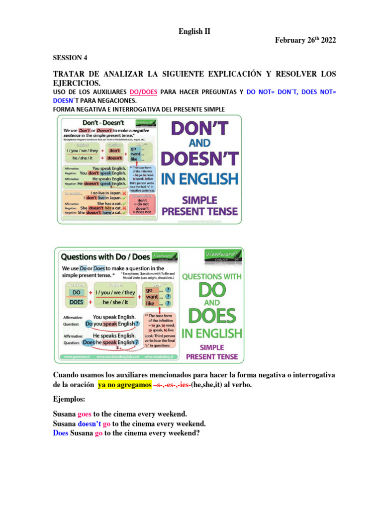 Tarea Ingles | PDF