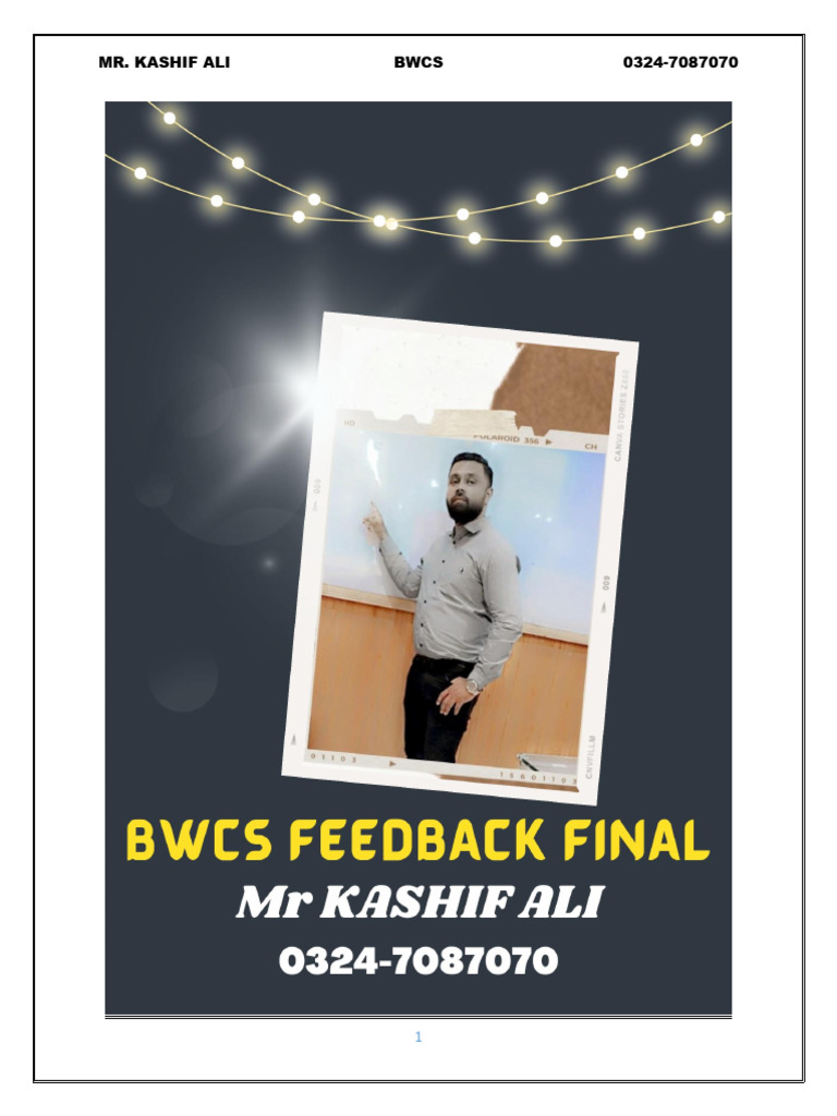 Bwcs Feedback Final | PDF | Tornadoes | Insulin