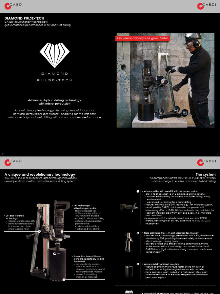 CARDI DPT Catalogue Europe Eng | PDF | Drilling | Drill