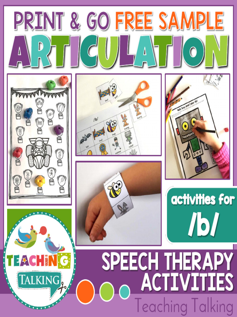 Articulation Activities Print Go Free Sample | PDF