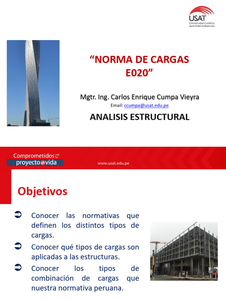 Análisis de Cargas según Norma E.020 | PDF | Barlovento y sotavento | Herida