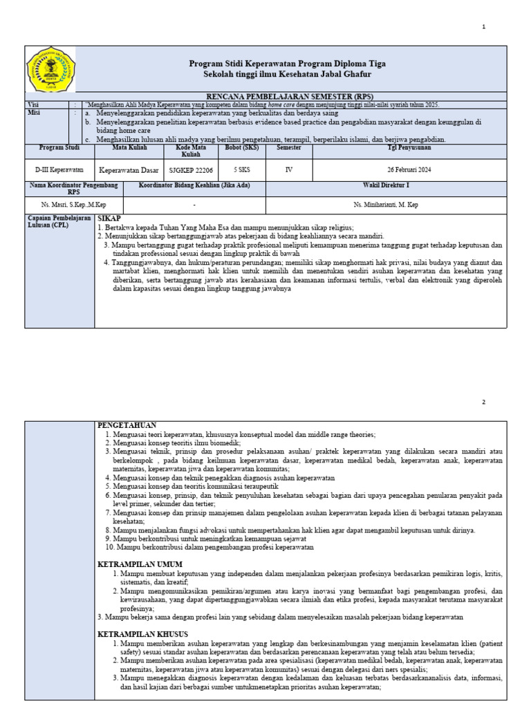 RPS Kep KMB 2 2024 | PDF
