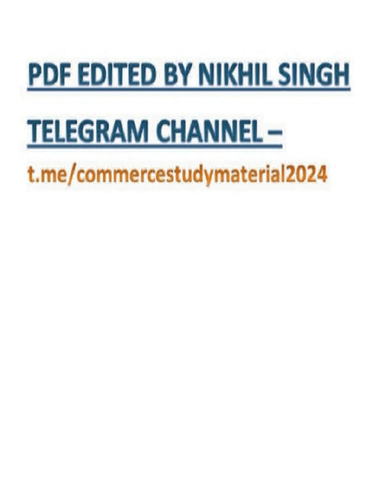 Comparative & Common Size Statement Pyq | PDF