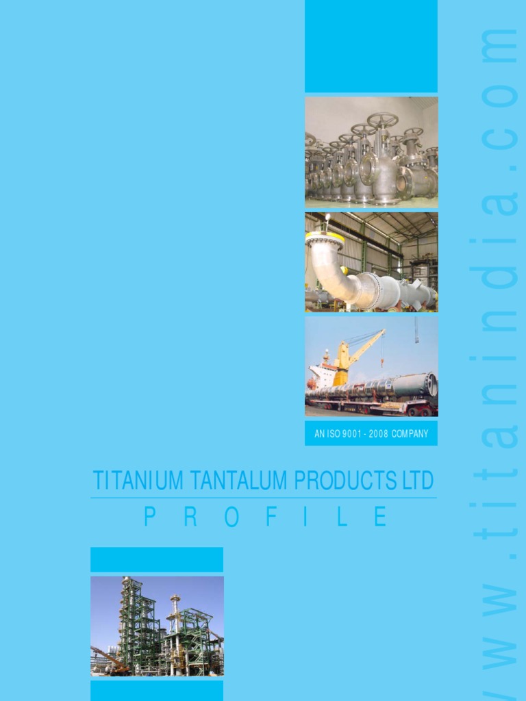 TiTaN Profile | PDF | Titanium | Anode