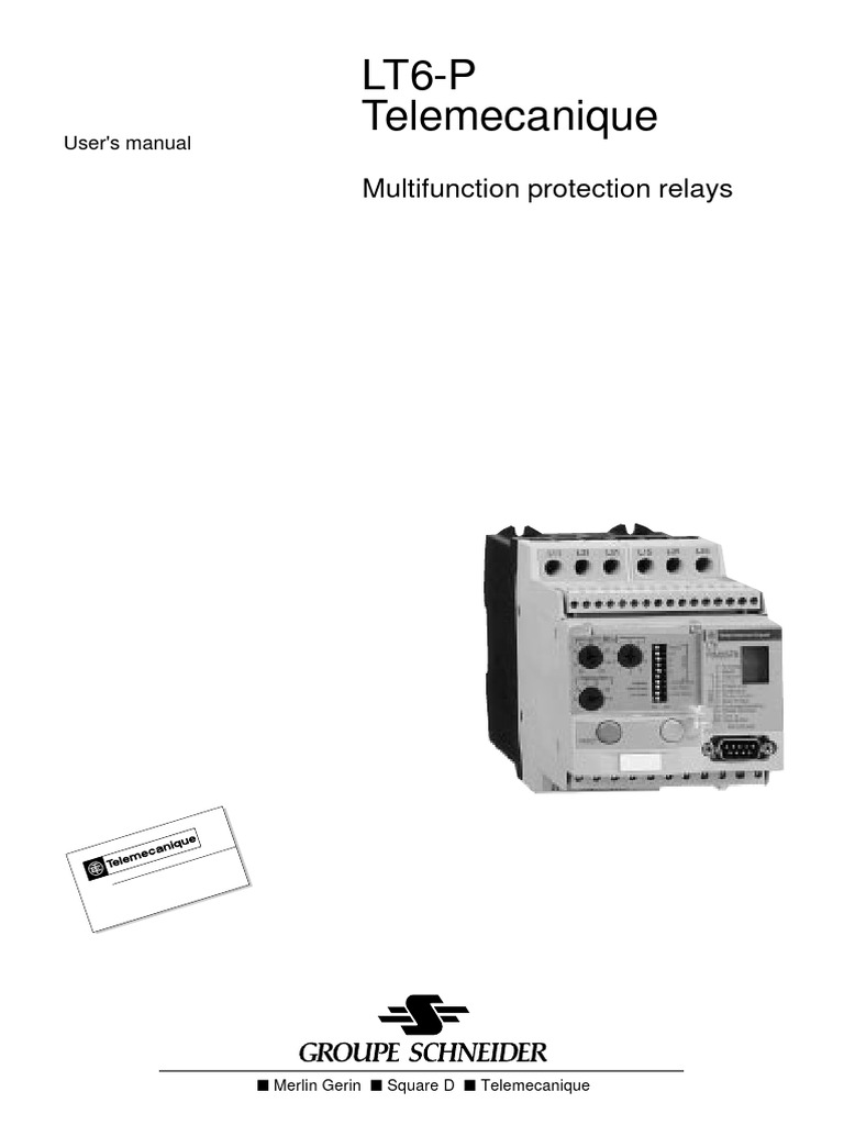 LT6-P Telemecanique: Multifunction Protection Relays | PDF | Alternating Current | Relay
