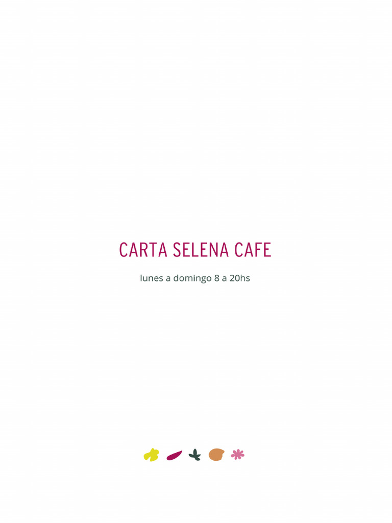 Menú Selena STV | PDF | Cocina | Alimentos