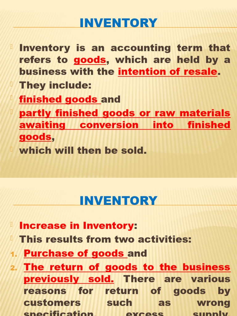 Understanding Inventory Management Basics | PDF