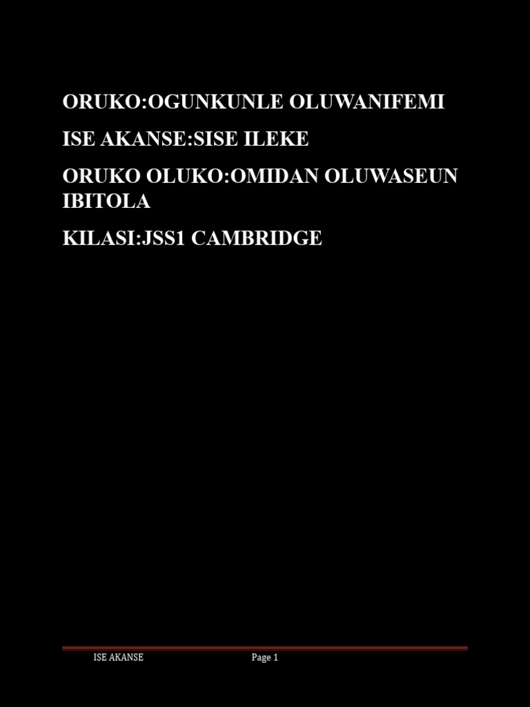 Traditional Yoruba | PDF