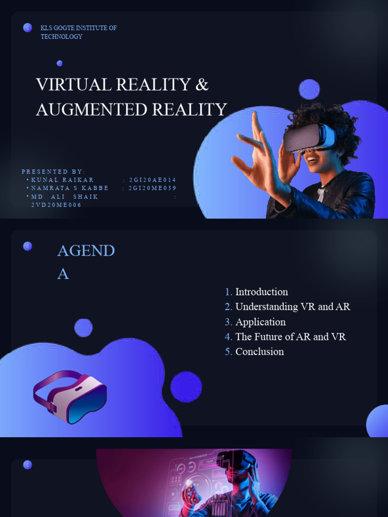 Final AR_VR | PDF | Virtual Reality | Augmented Reality
