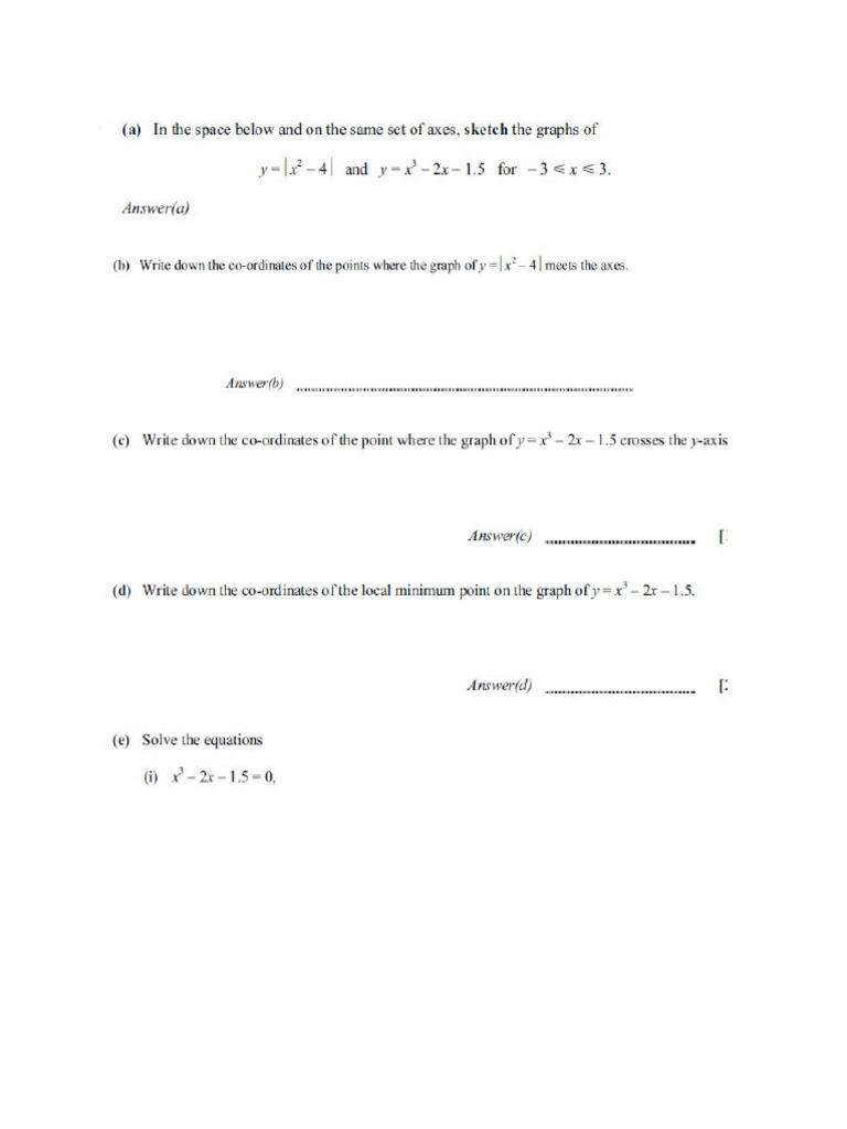 Extra sheet #2 - graphing | PDF