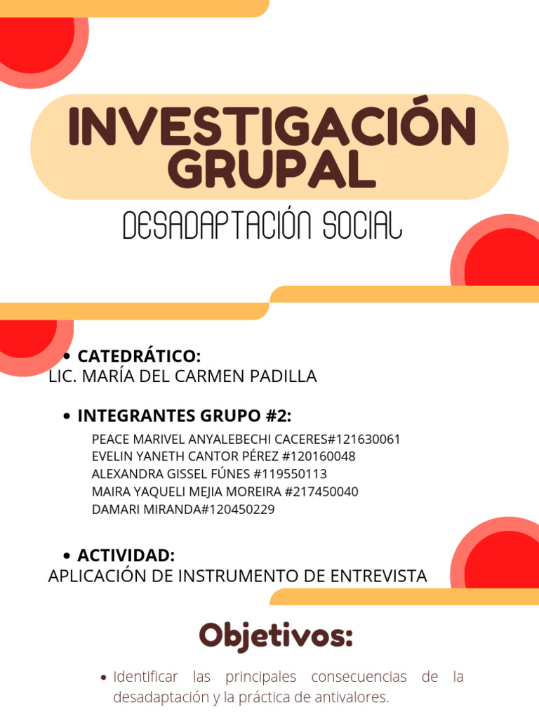 Consecuencias de la Desadaptación Social | PDF | Exclusión social | Las ...