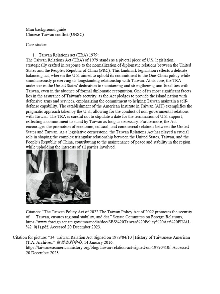 Mun Background Guide. ICJ | PDF | Taiwan | United Nations Security Council