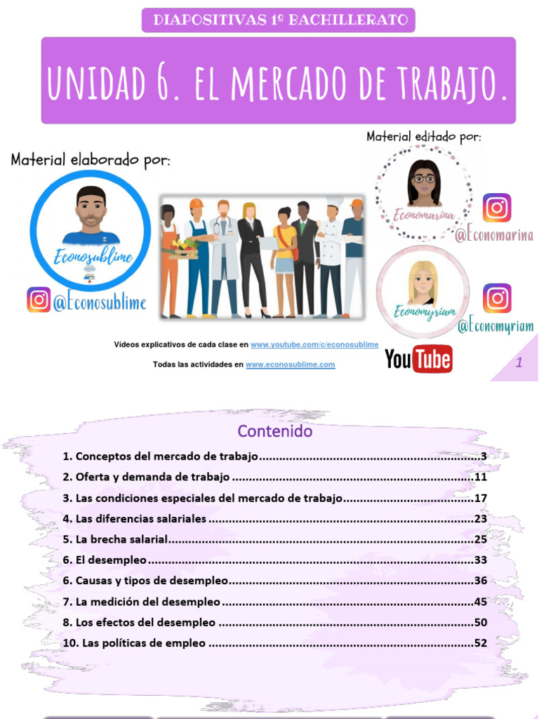 Eco Tema 7 | PDF | Oferta (economía) | Desempleo