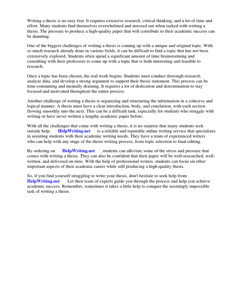 Term Paper On Hell Freezing Over | PDF | Thesis