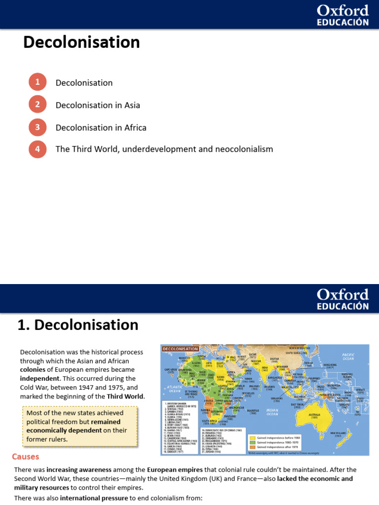 Descolonisation Presentation | Download Free PDF | Decolonization ...