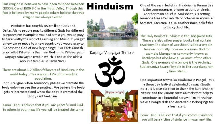 Hinduism | PDF | Reincarnation | Indian Religions