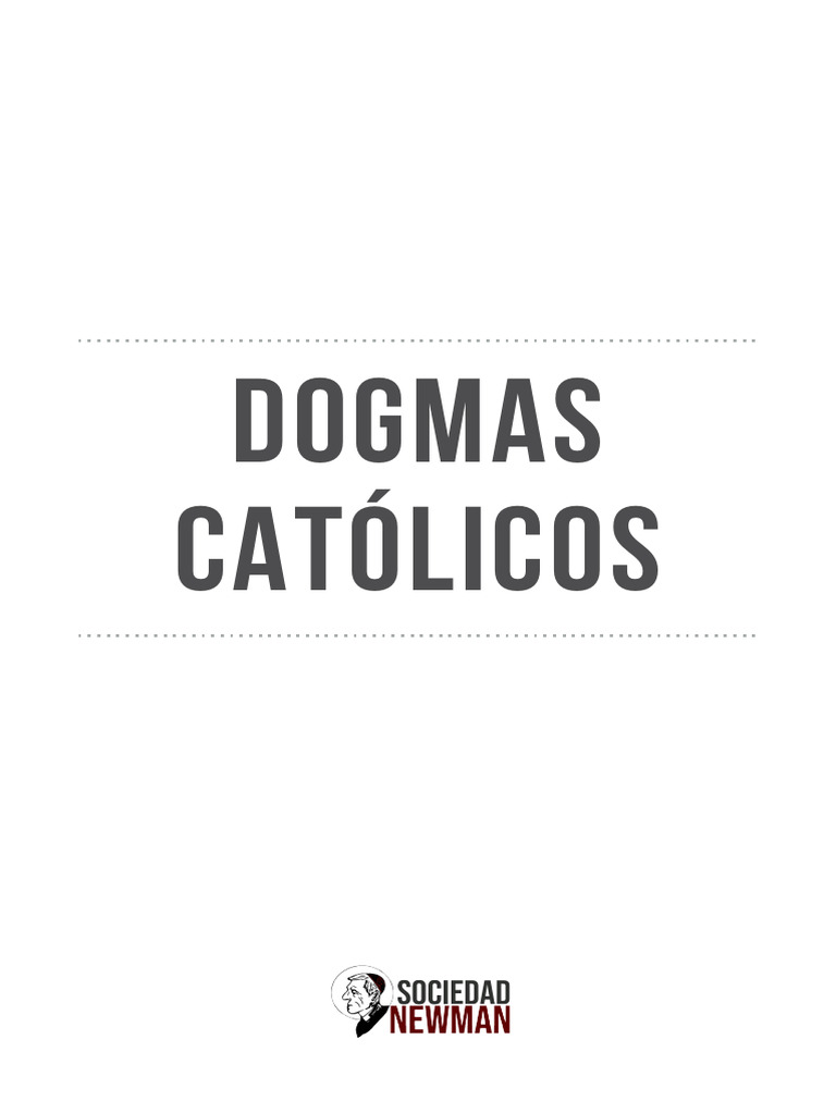 Dogmas Catolicos | PDF | eucaristía | Iglesia Católica