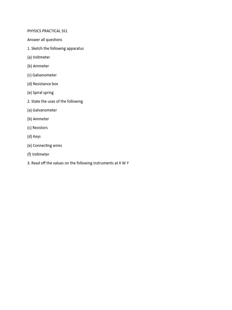 Physics Practical Questions | PDF | Hydrochloric Acid | Titration