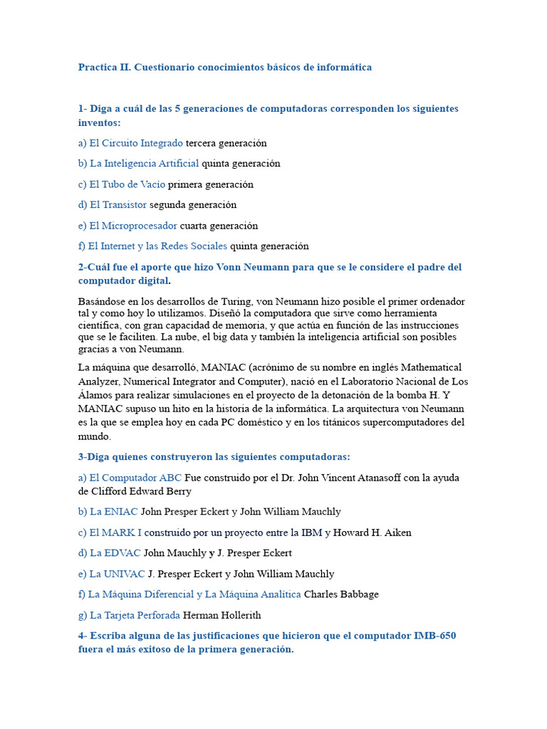 Practica II Yarismer Perez | PDF | Programación | Programa de computadora