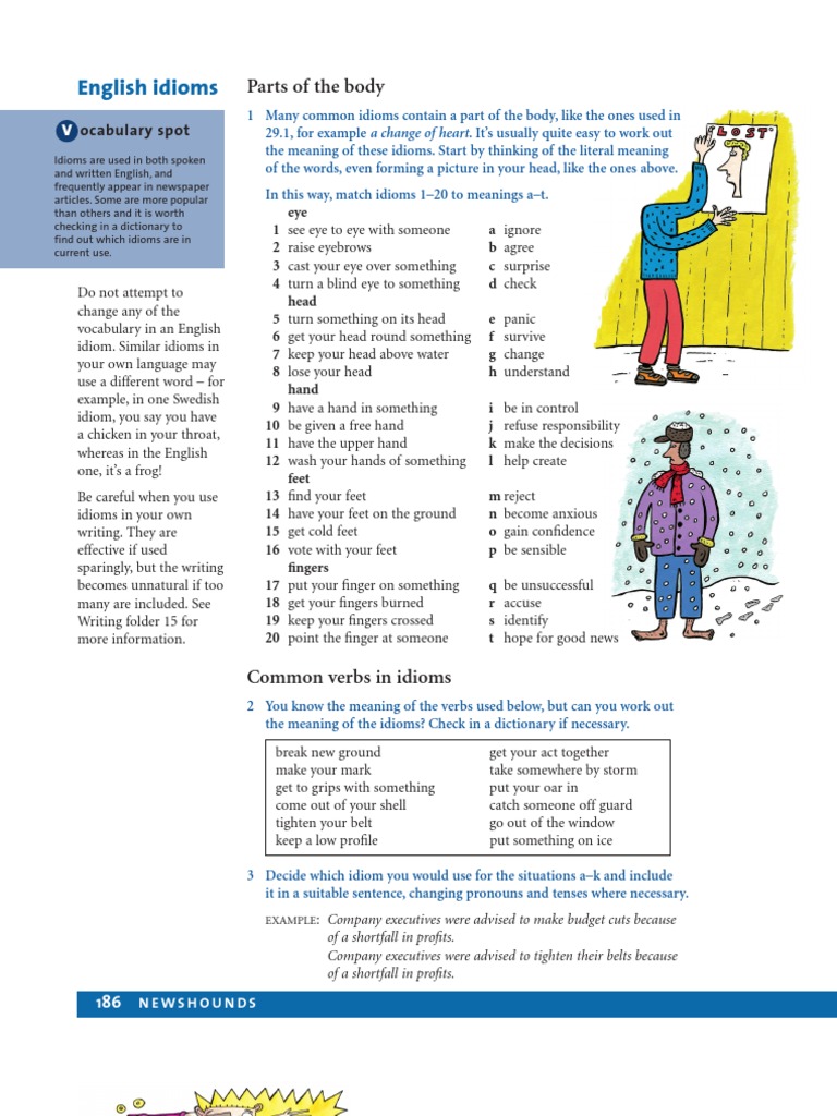 Fce-Objective First Certificate Idioms 625769 | PDF | Idiom | English ...
