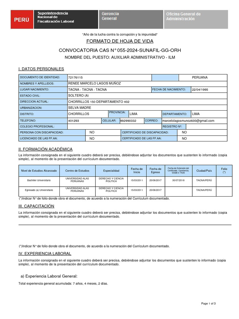 Sunafil 25 | PDF | Perú