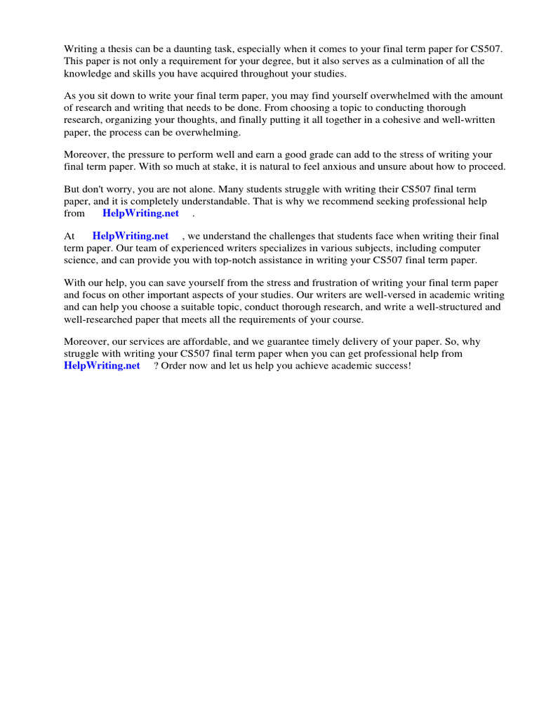 Cs507 Final Term Paper | PDF | Multiple Choice | Electronic Business