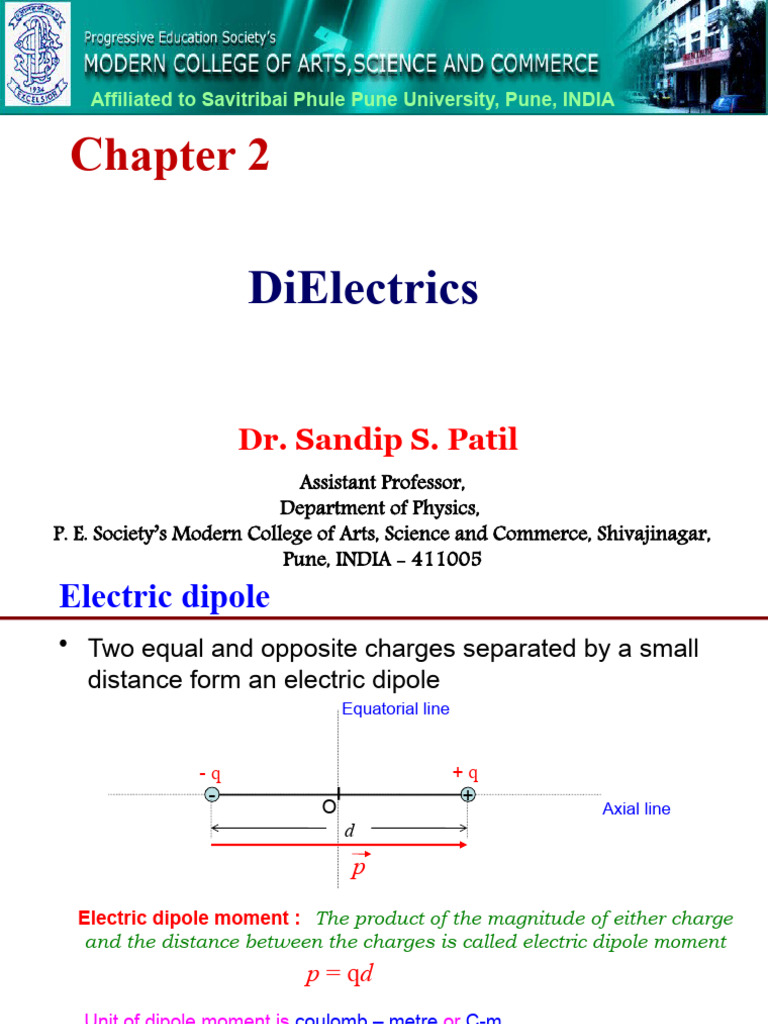 E&M Chap 2 Dielectrics | PDF | Dielectric | Physics