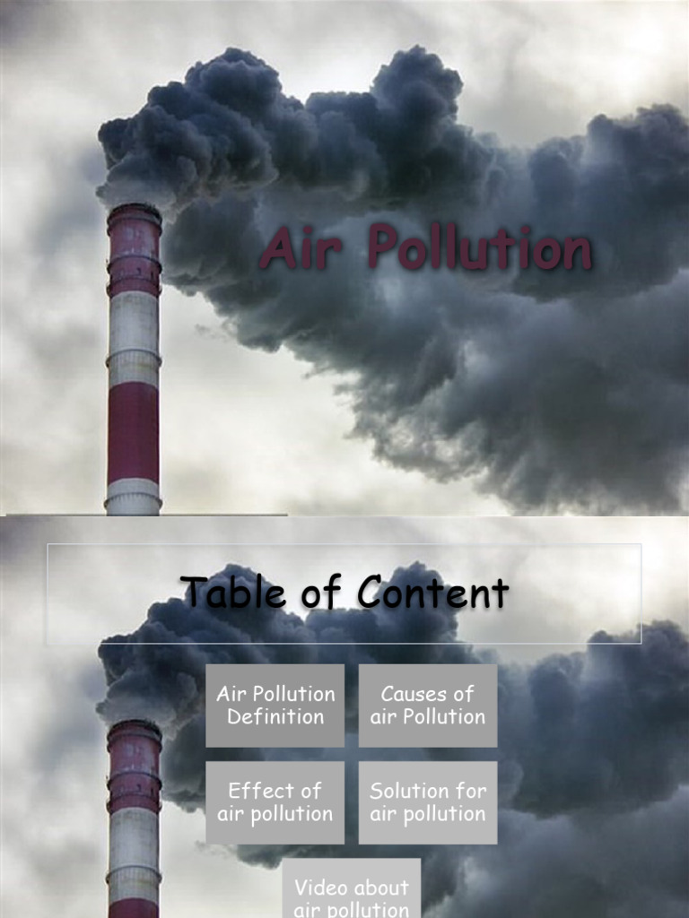 Air Pollution | PDF | Air Pollution | Smoke