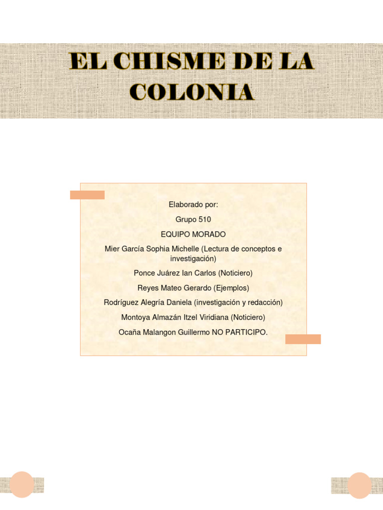El Chisme de La Colonia | PDF | Sustentabilidad