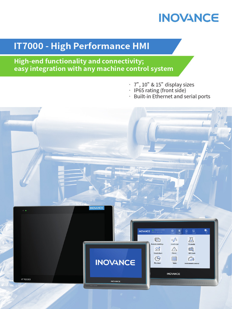 IT7000 HMI: High Performance, Flexible Connectivity | PDF | Usb | Computing
