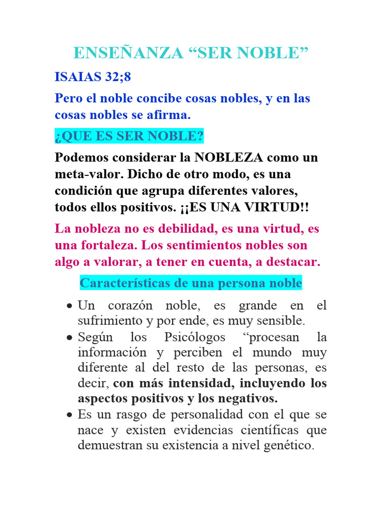 Ser Noble | PDF | Daniel (figura bíblica)