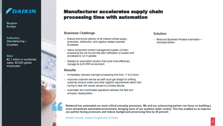 Daikin Case Study | PDF