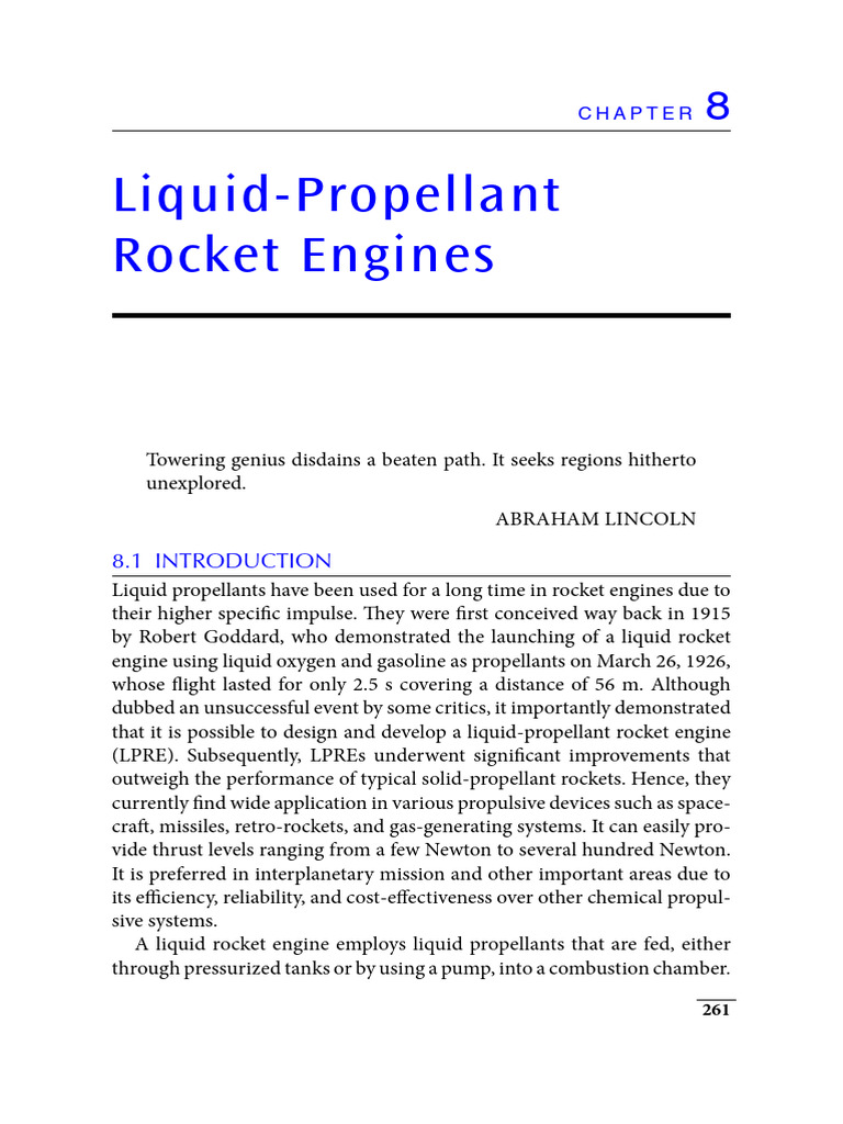 Liquid Propellant | PDF | Rocket Engine | Liquid Propellant Rocket