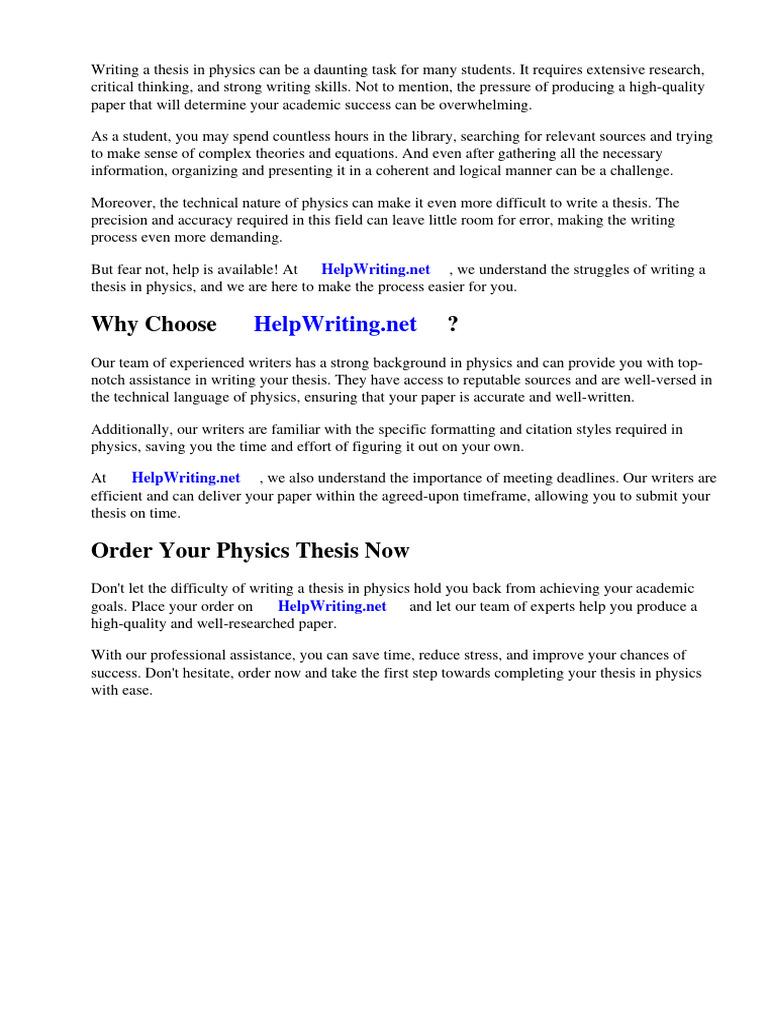 Example Term Paper in Physics | PDF | Superconductivity | Physical Sciences