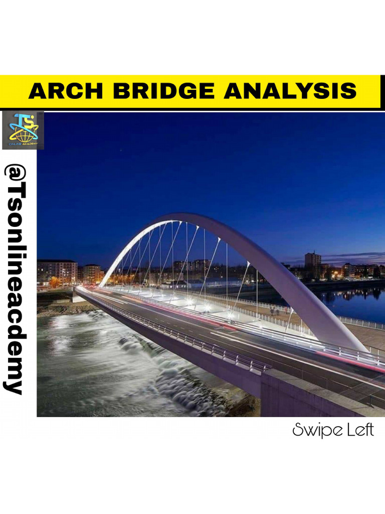 Arch Bridge Analysis | PDF