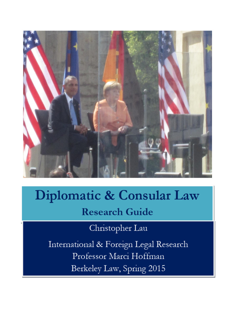 Diplomatic & Consular Law: Research Guide | PDF | Treaty ...