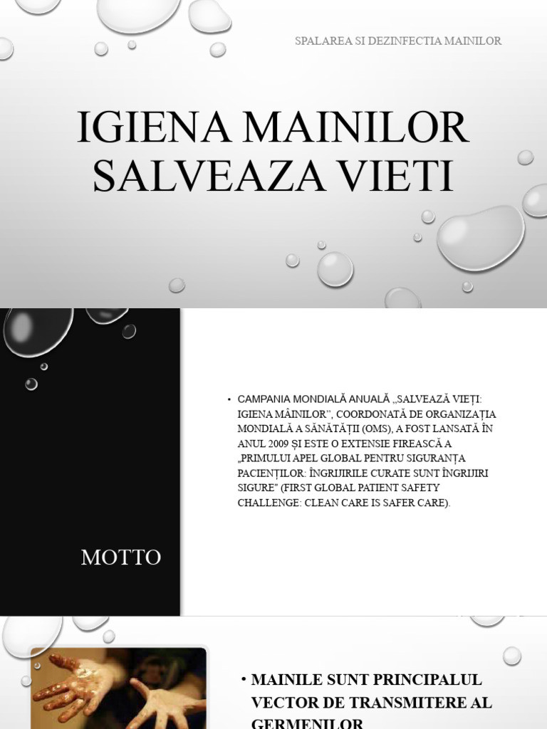 Igiena Mainilor | PDF