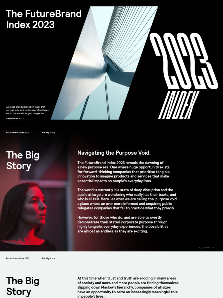 The FutureBrand Index 2023 | PDF | Brand | Artificial Intelligence