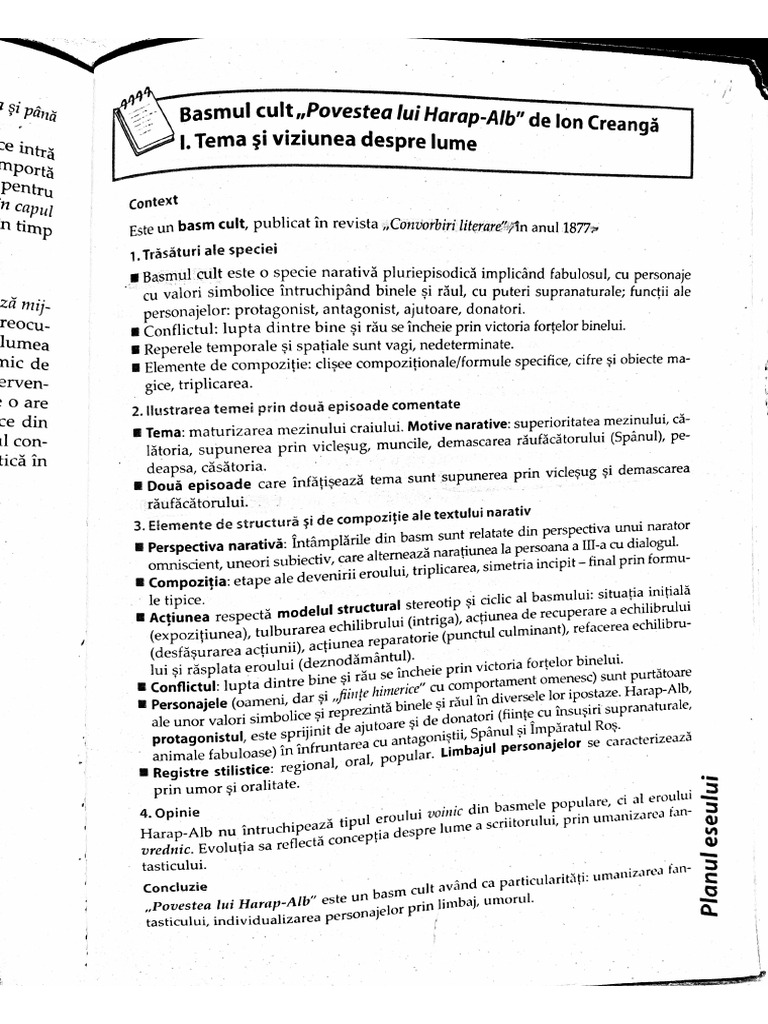 Basmul Cult Ion Creanga | PDF