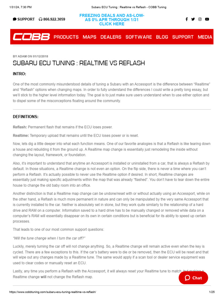 Subaru ECU Realtime vs Reflash Guide | PDF | Volkswagen | Motor Vehicle