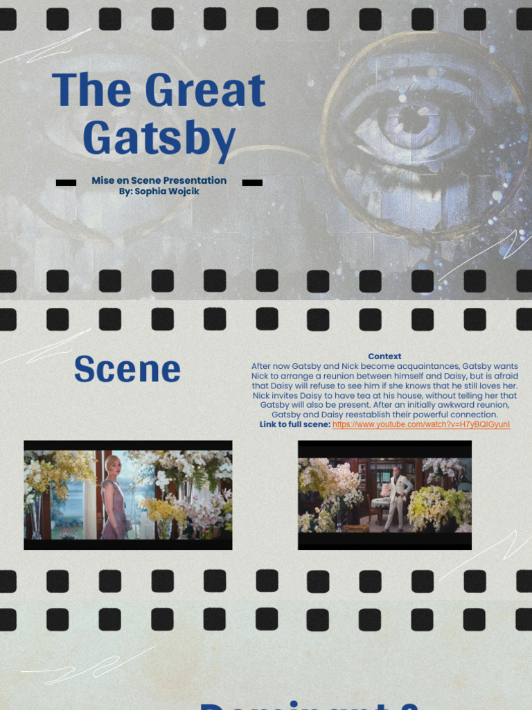 The Great Gatsby Mise en Scene | PDF | The Great Gatsby