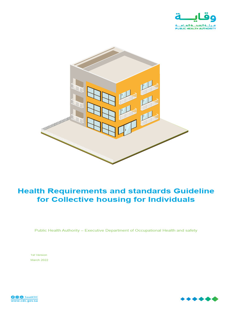 Health Requirements and Standards Guideline For Collective Housing For ...