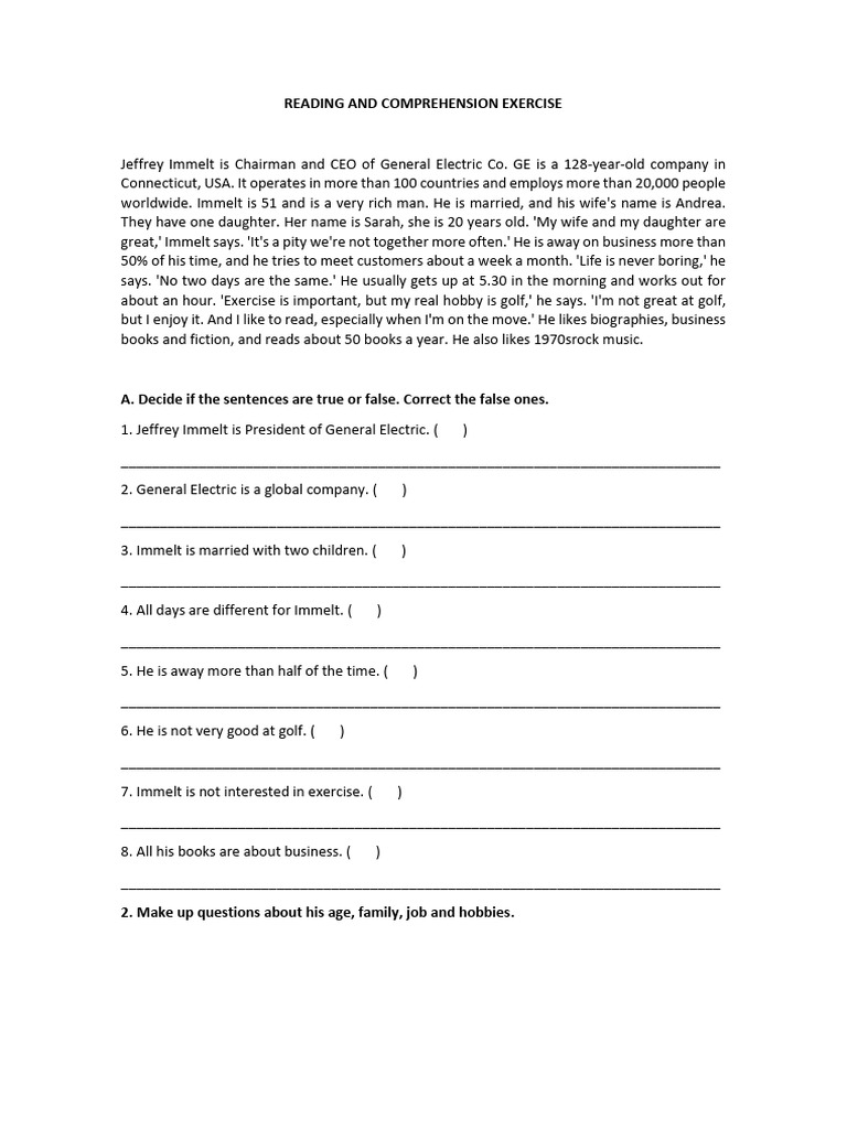 Reading Immet - lesson 1 | PDF