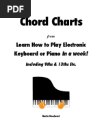Bass Clef Chord Chart | PDF | Chord (Music) | Musical Techniques