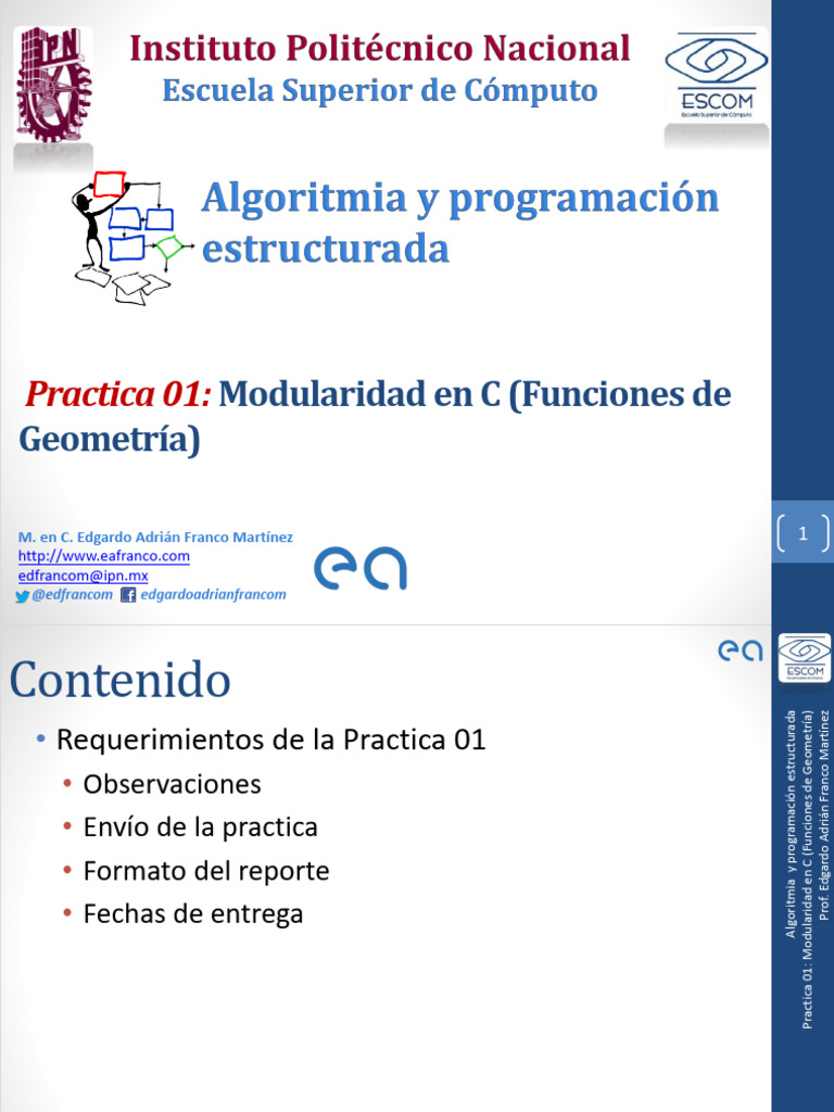 Modularidad en C para Geometría | PDF | Programación de computadoras | Línea (geometría)