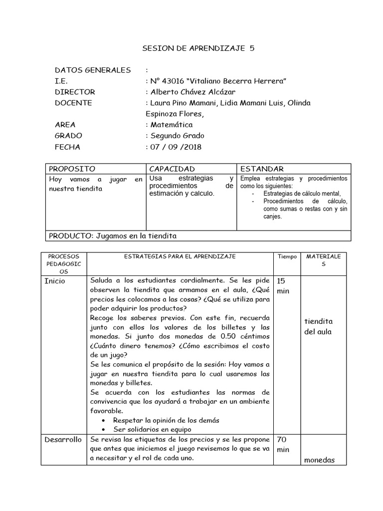 Sesion 5 Problemas Tienda | PDF