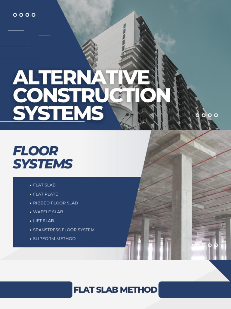 Alternative Construction System | PDF | Concrete | Beam (Structure)