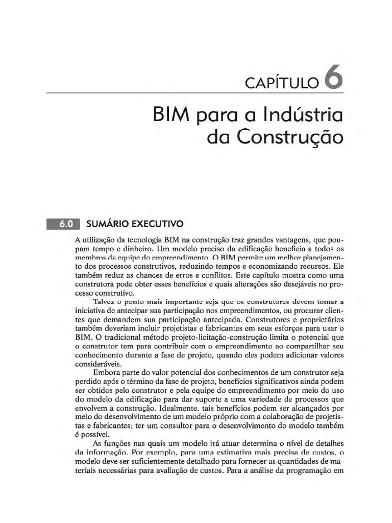 Manual Bim - Capítulo 6 - Bim para A Industria Da Construção - 222-257 ...